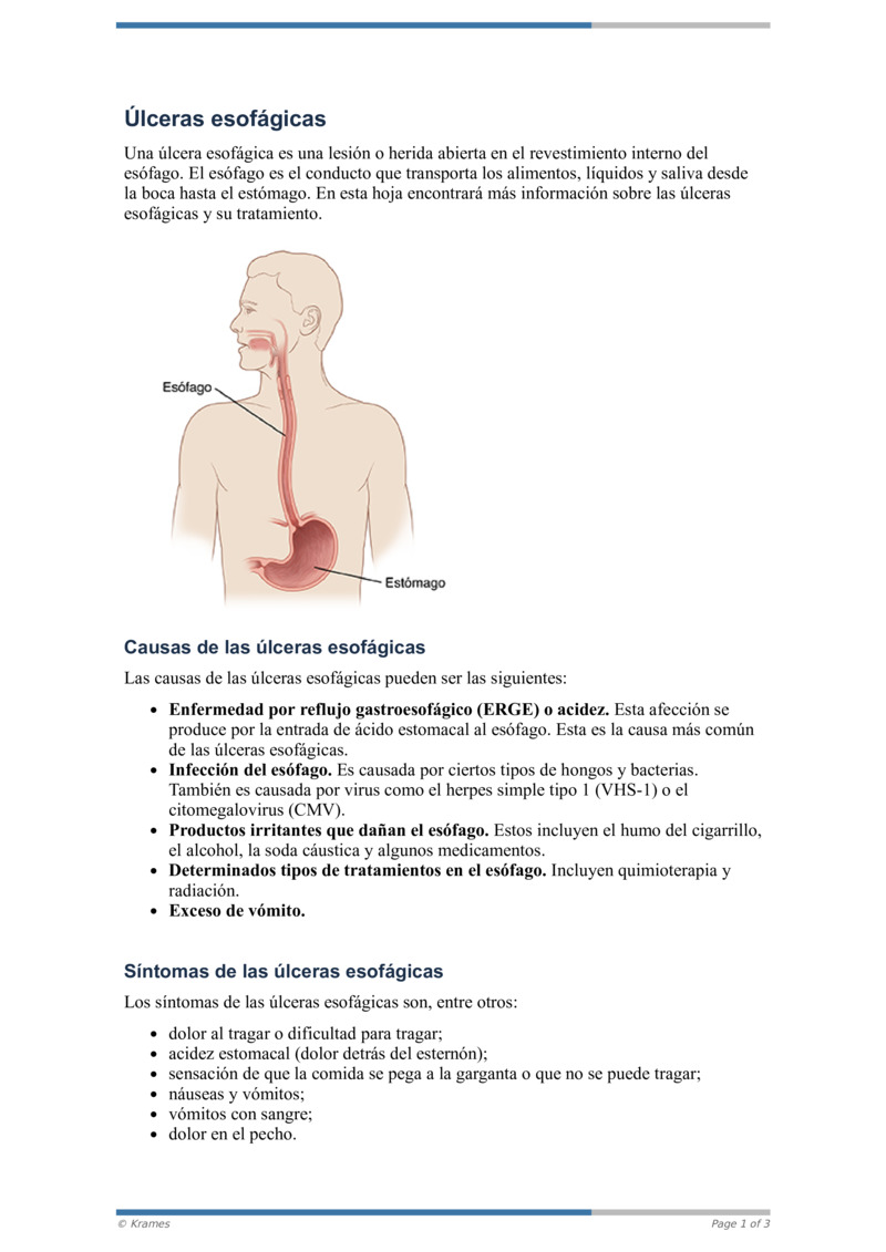 PDF - Úlceras esofágicas - HealthClips Online