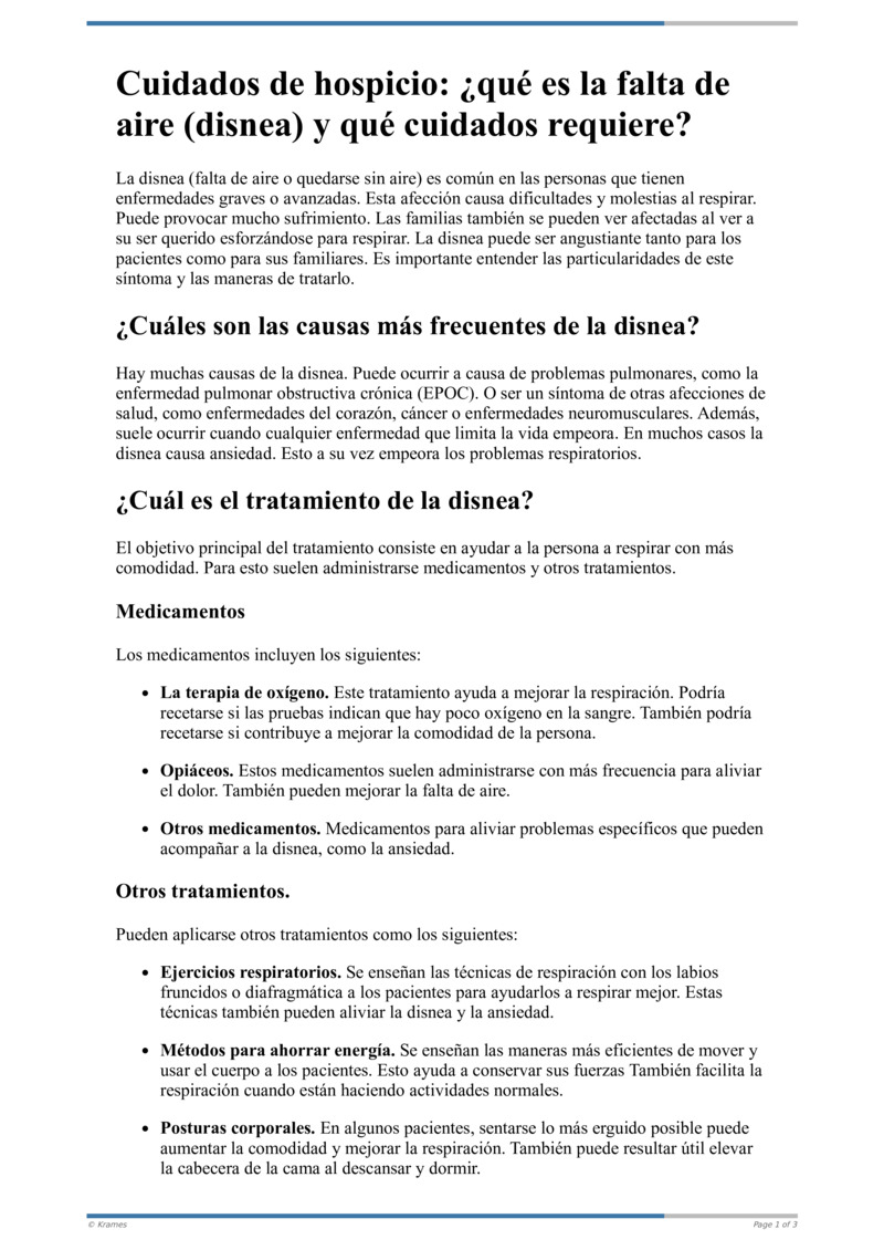 Text - Cuidados de hospicio: ¿qué es la disnea y qué cuidados requiere ...