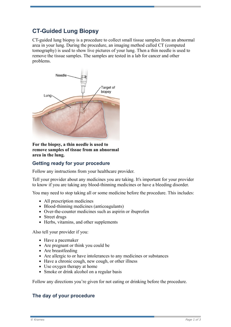 PDF CT Guided Lung Biopsy HealthClips Online PDF CT Guided Lung Biopsy HealthClips Online