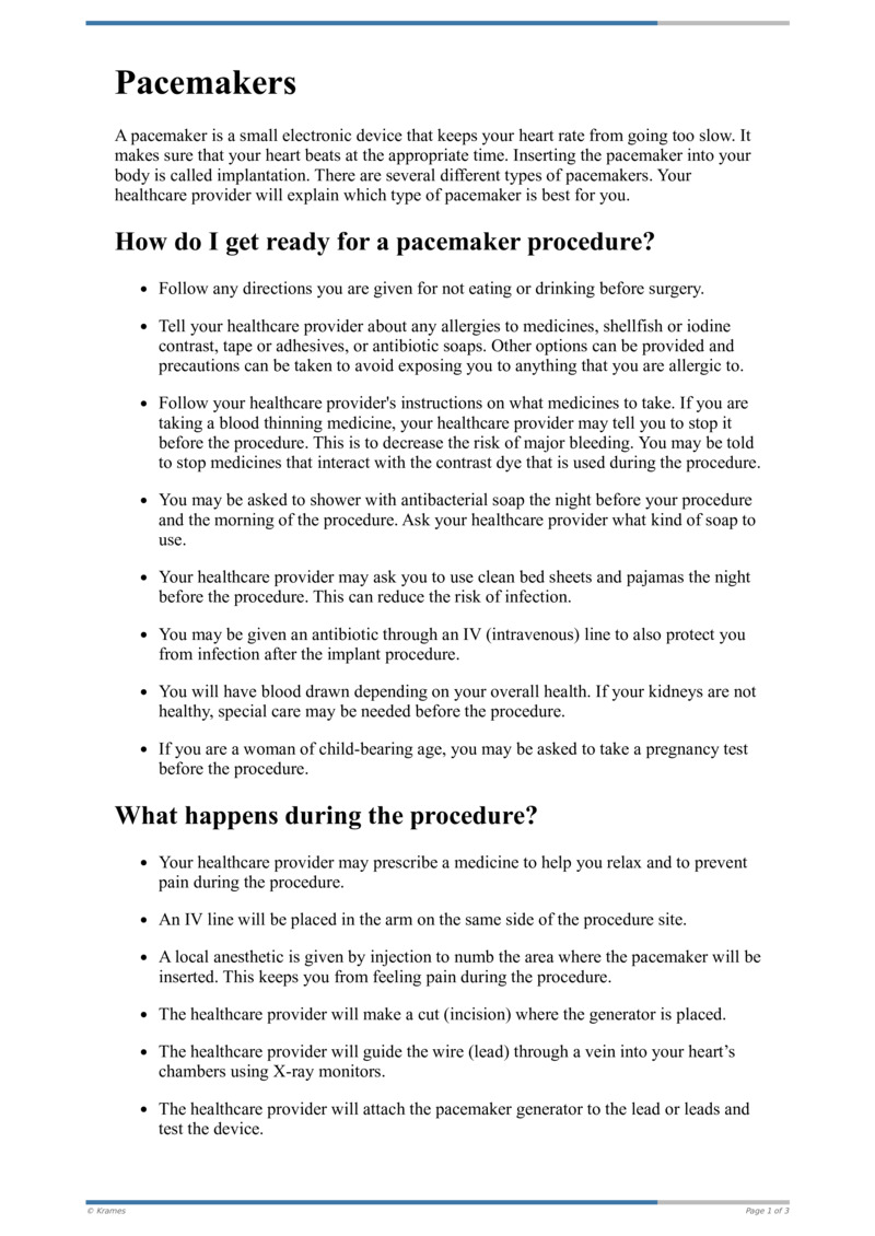 PDF - Pacemakers - HealthClips Online