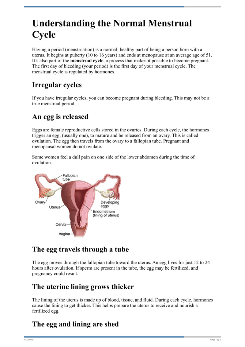 Text Understanding The Normal Menstrual Cycle HealthClips Online text-understanding-the-normal-menstrual-cycle-healthclips-online
