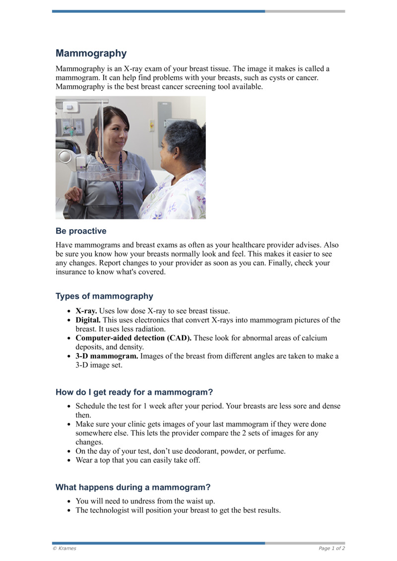 PDF - Mammography - HealthClips Online