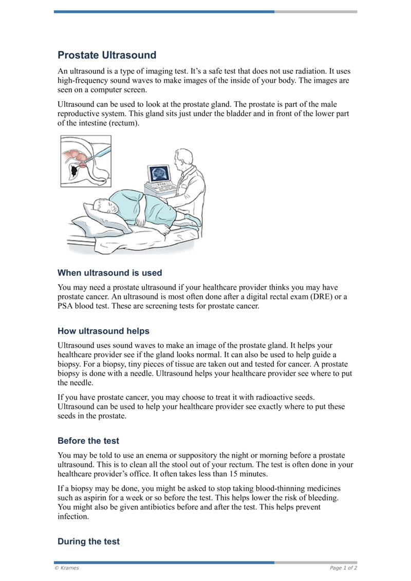 PDF - Prostate Ultrasound - HealthClips Online