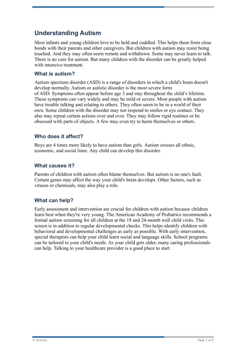 PDF - Understanding Autism - HealthClips Online