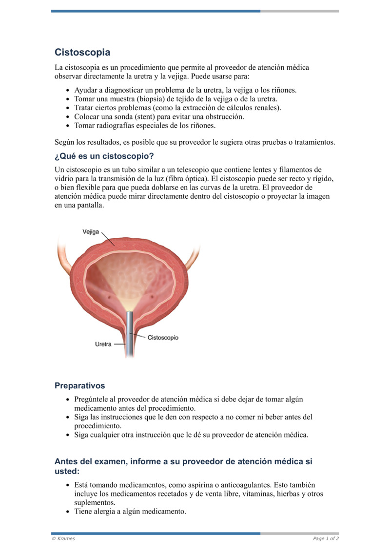 PDF - Cistoscopia - HealthClips Online