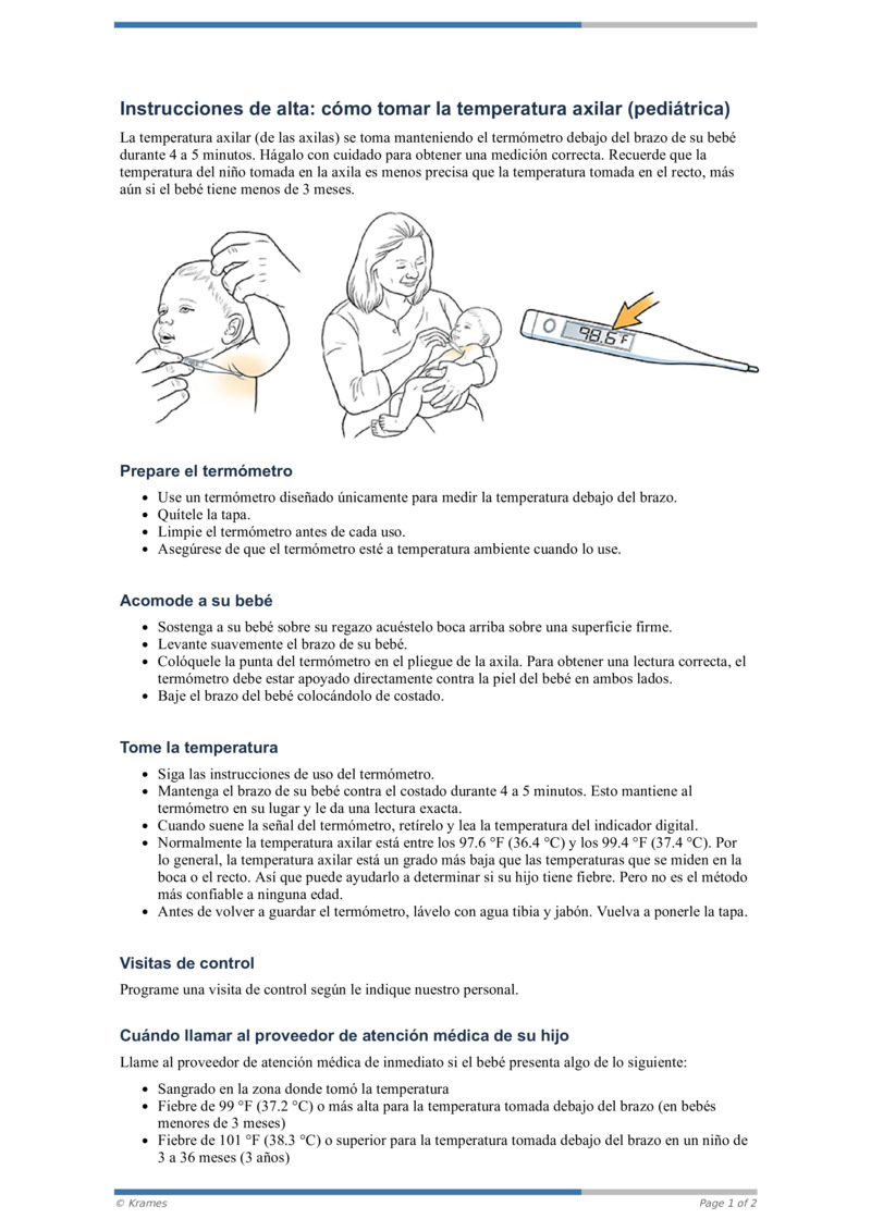 PDF - Instrucciones de alta: cómo tomar la temperatura axilar ...