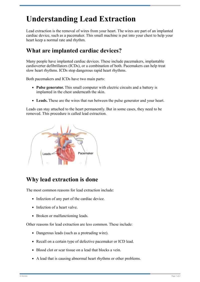 Text - Understanding Lead Extraction - HealthClips Online