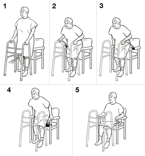 Text - Step-by-Step: Sitting with a Walker (Weight Bearing ...