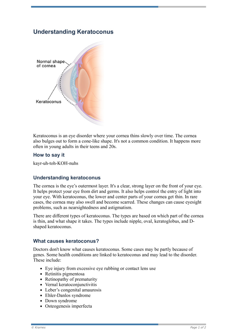 PDF - Understanding Keratoconus - HealthClips Online