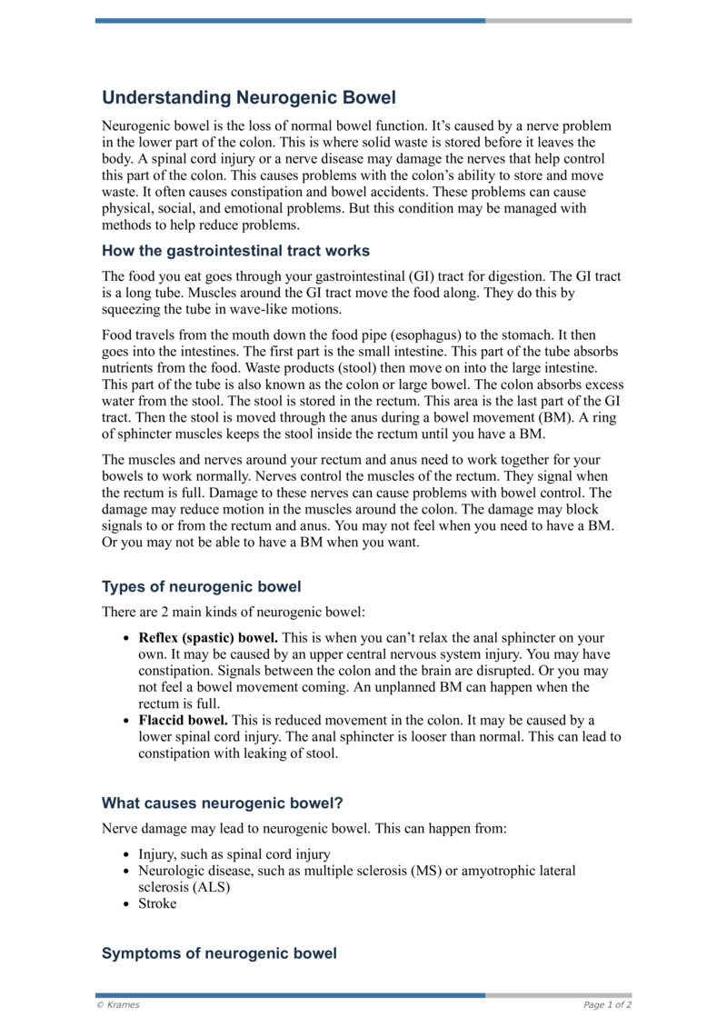 PDF - Understanding Neurogenic Bowel - HealthClips Online