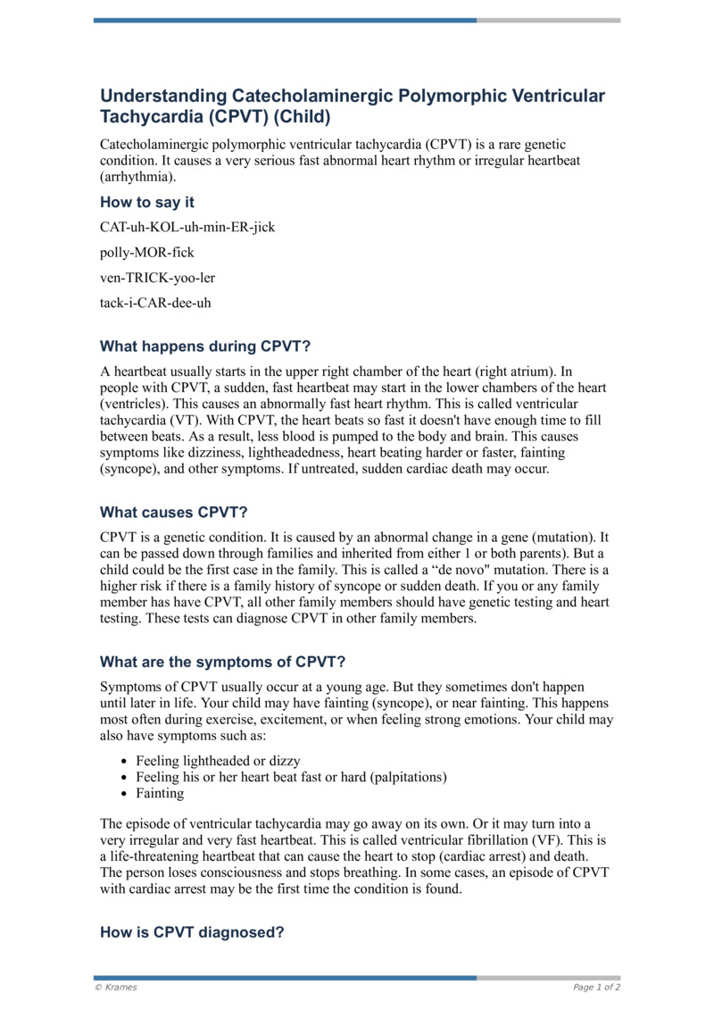 PDF - Understanding Catecholaminergic Polymorphic Ventricular ...