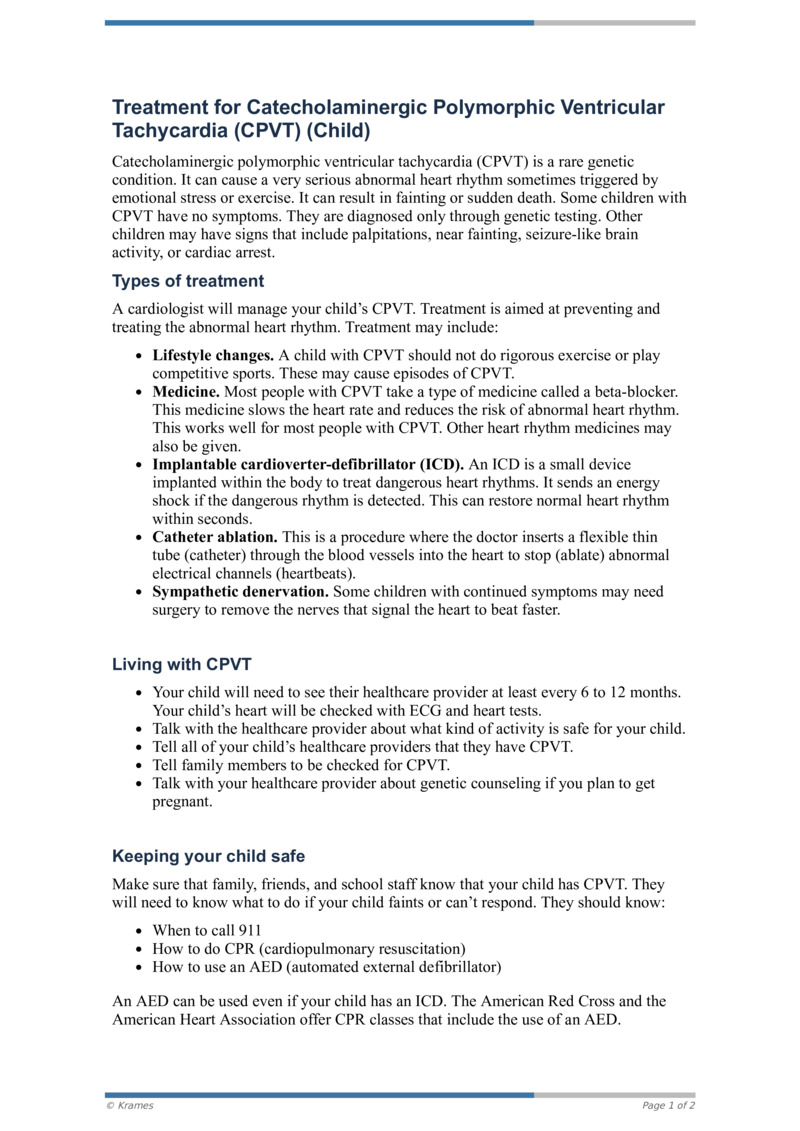 PDF - Treatment for Catecholaminergic Polymorphic Ventricular ...