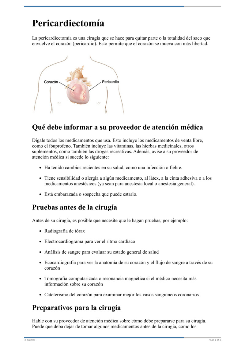 Text - Pericardiectomía - HealthClips Online