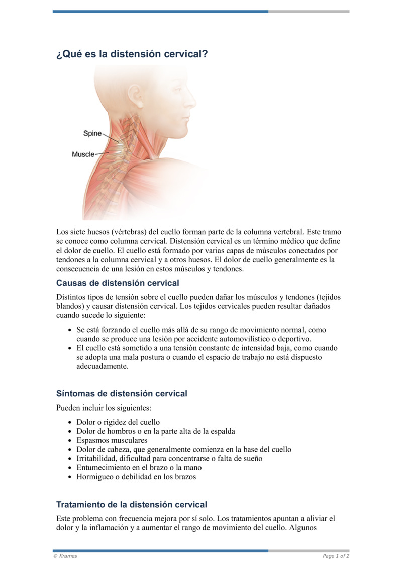 PDF - ¿ Qué es la distensió n cervical? - HealthClips Online