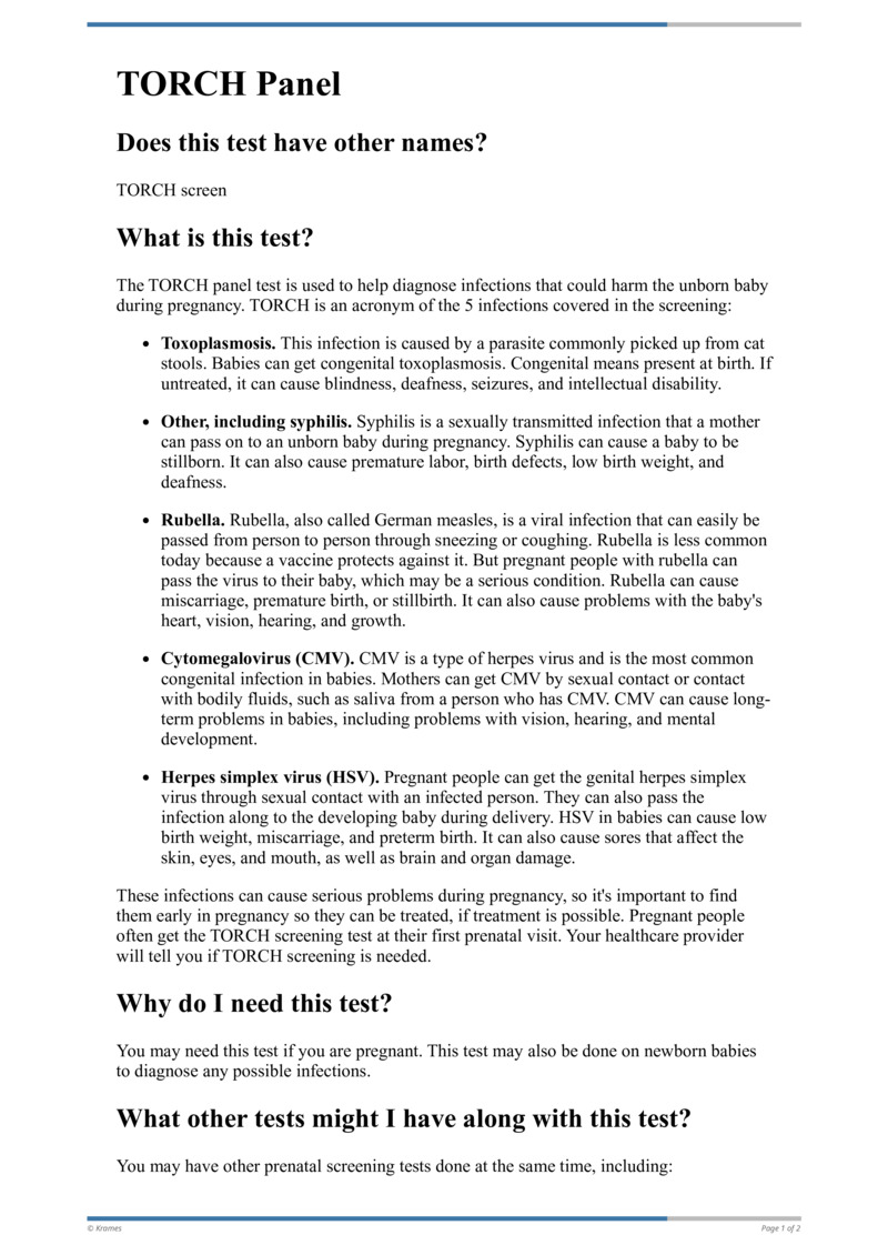 PDF - TORCH Panel - HealthClips Online