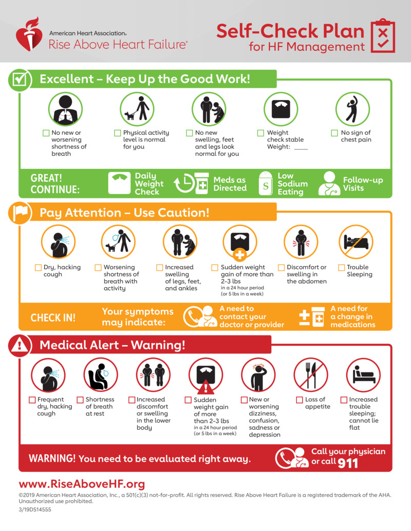 PDF - Self-Check Plan for HF Management - HealthClips Online